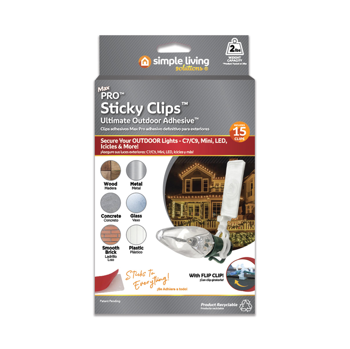 Max Pro™ Sticky Clips - Various Styles – Simple Living Solutions